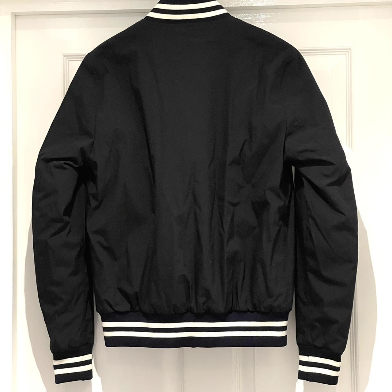 Sandro Paris Leather Trim Bomber Jacket. Size XS EU... - Depop