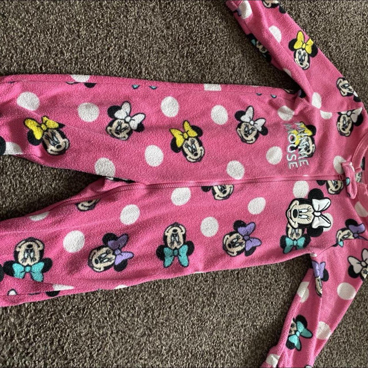 Baby girls Mini mouse bed time onesie 9-12 months in... - Depop