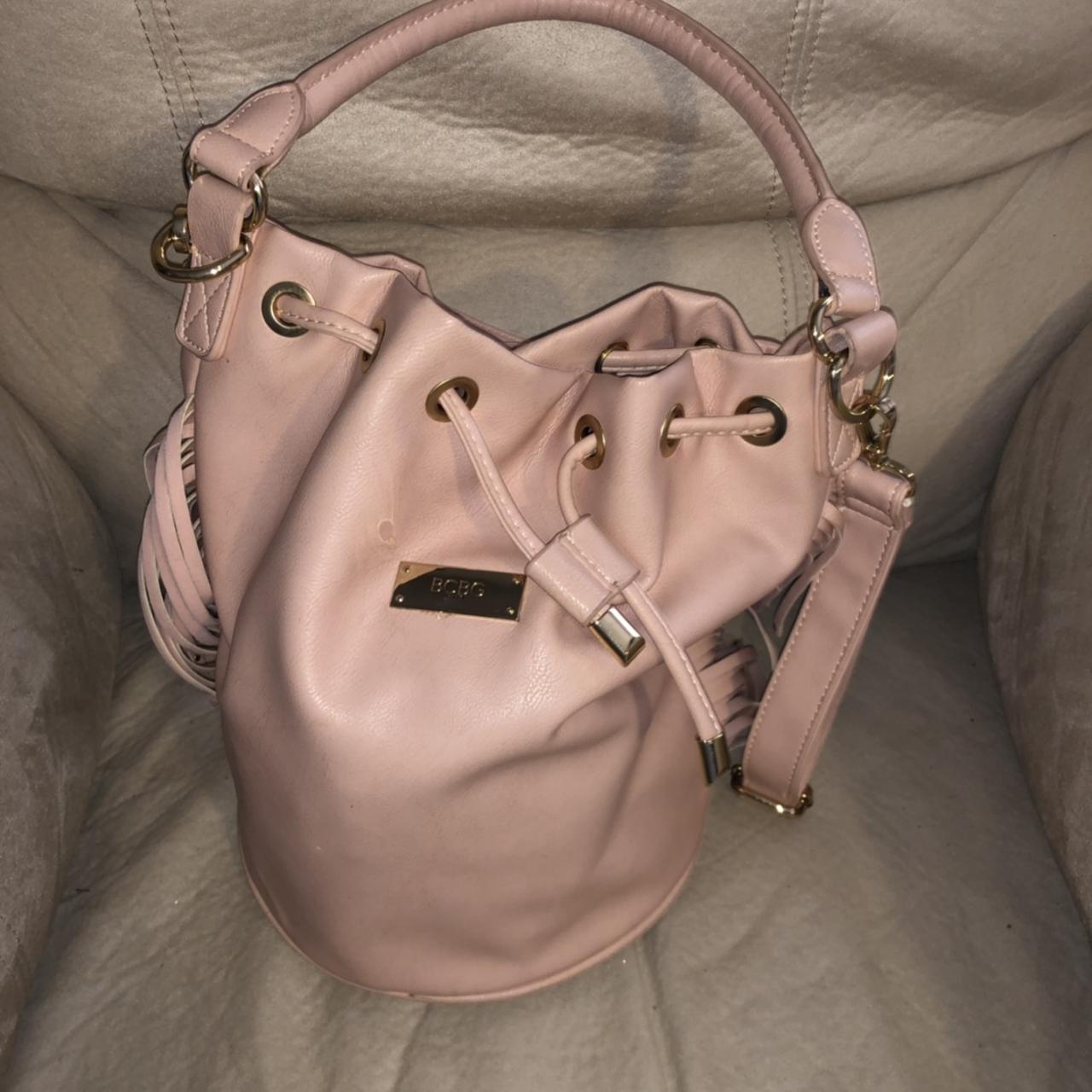 BCBG bucket bag Like new Light pink - Depop