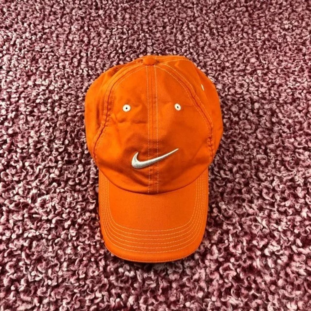 Men’s Nike Golf Orange Velcro Strap Adjustable Hat... - Depop