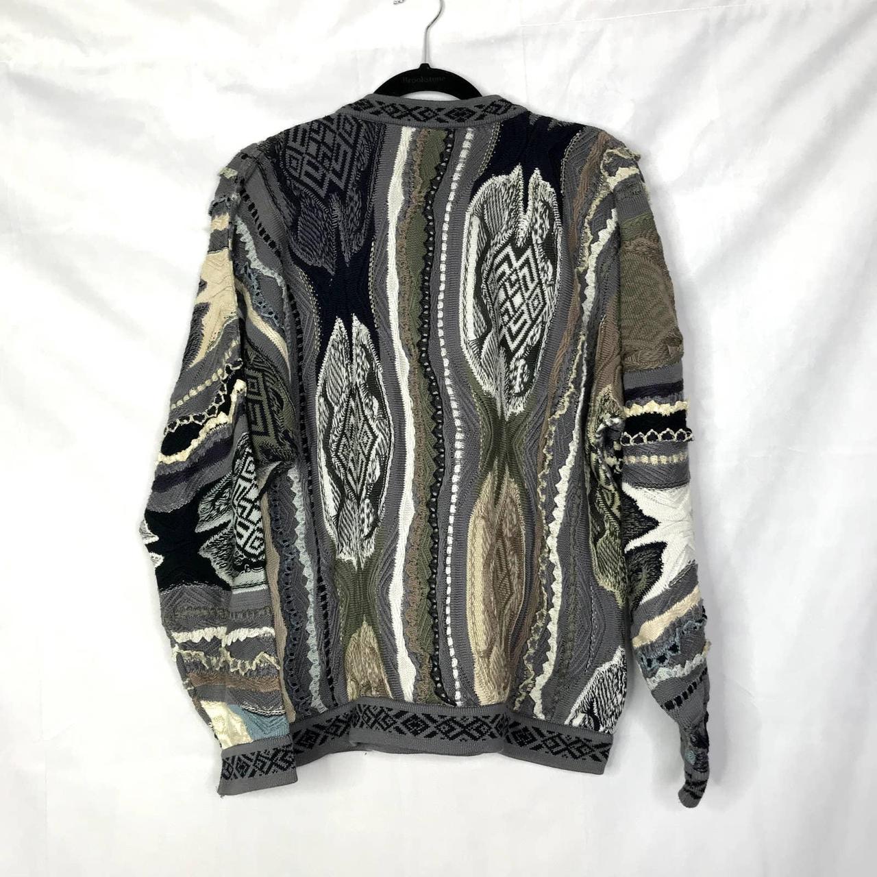 Vintage Coogi textured knit Biggie Smalls Ugly... - Depop