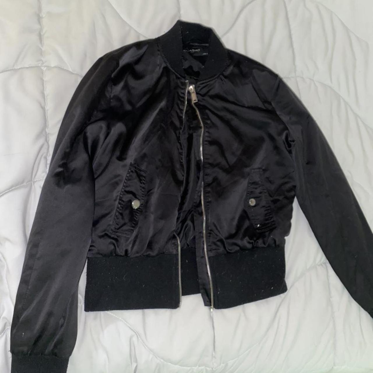 ZARA BASIC COLLECTION BOMBER JACKET Size xs... - Depop