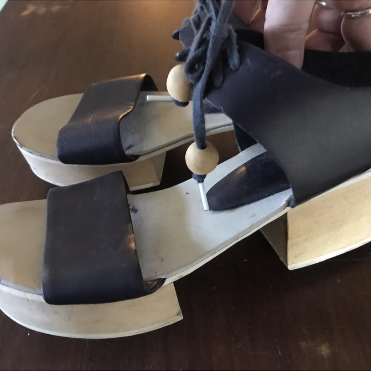 Gorman split clogs, size 39//women’s 8. Well worn,... - Depop