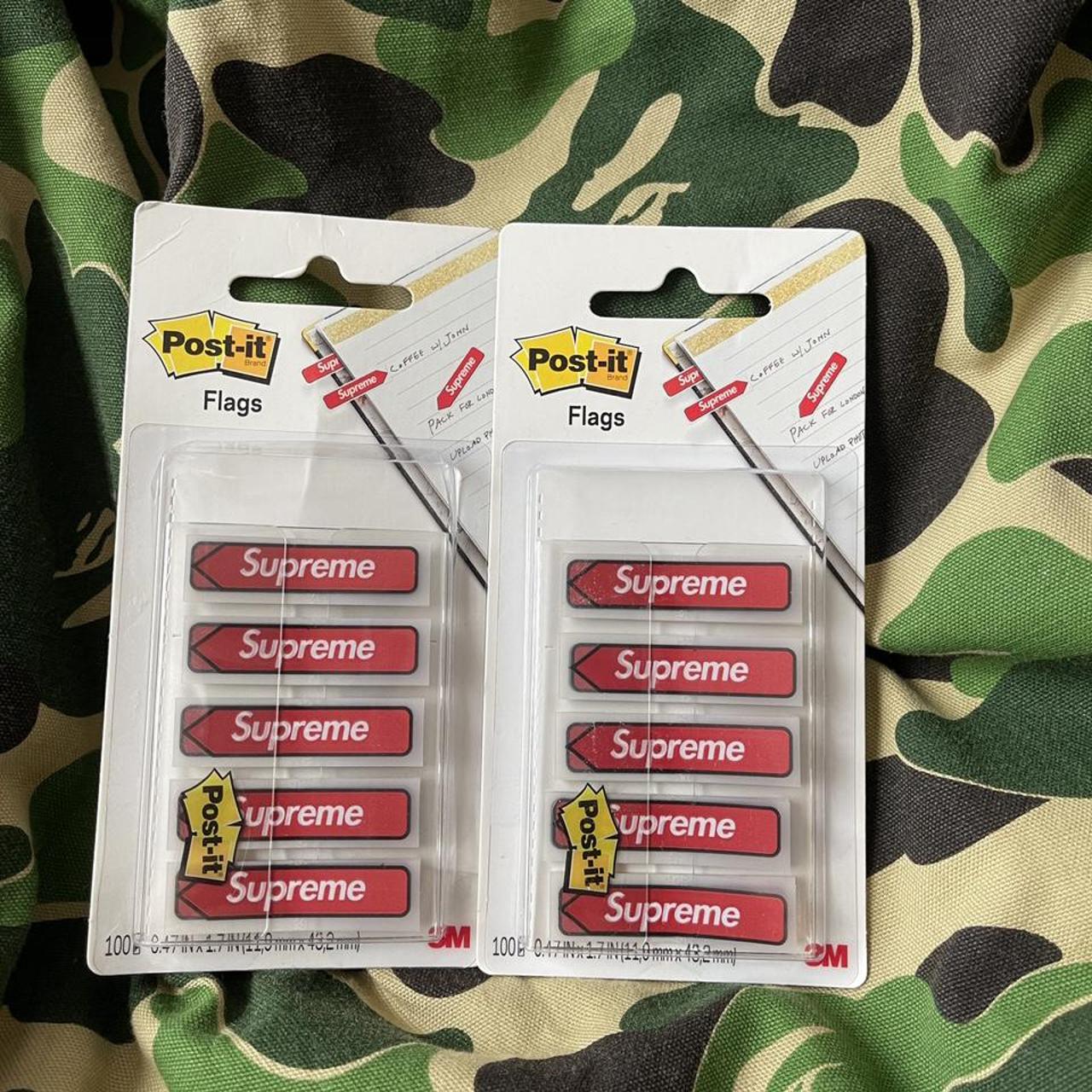 Supreme - 3M Post it Flags Color : Red Size : Free... - Depop