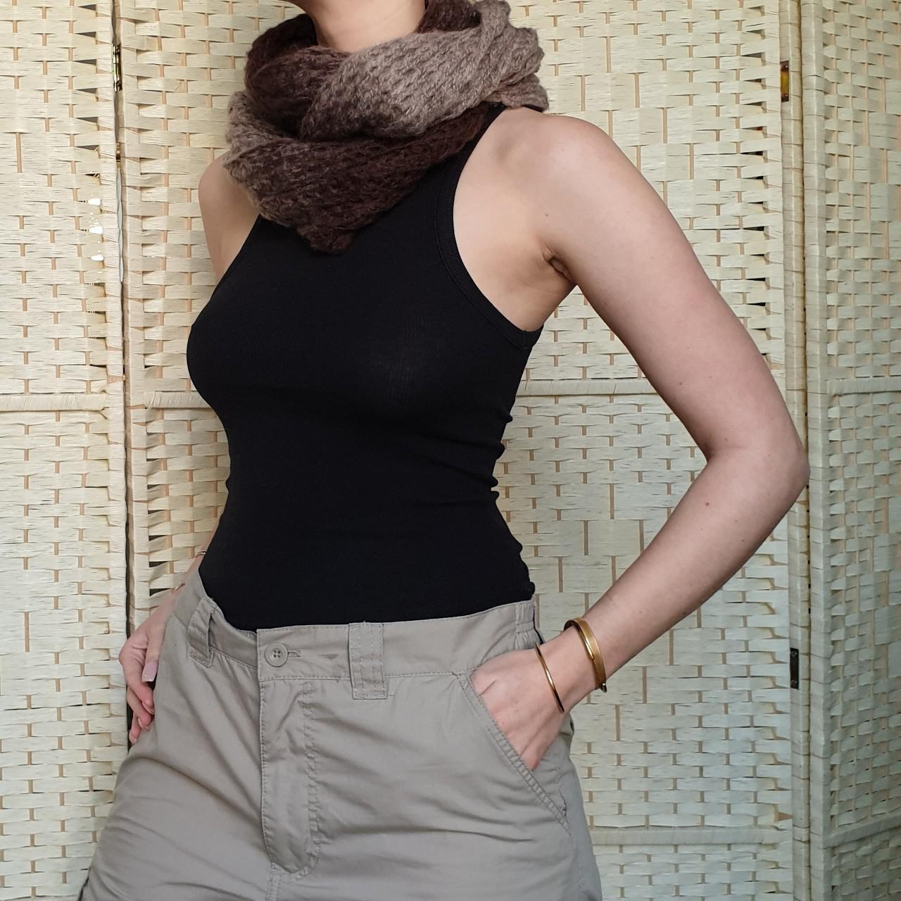 🌟 TWO TONE MULTI WAY SCARF 🌟 super cute brown/taupe... - Depop