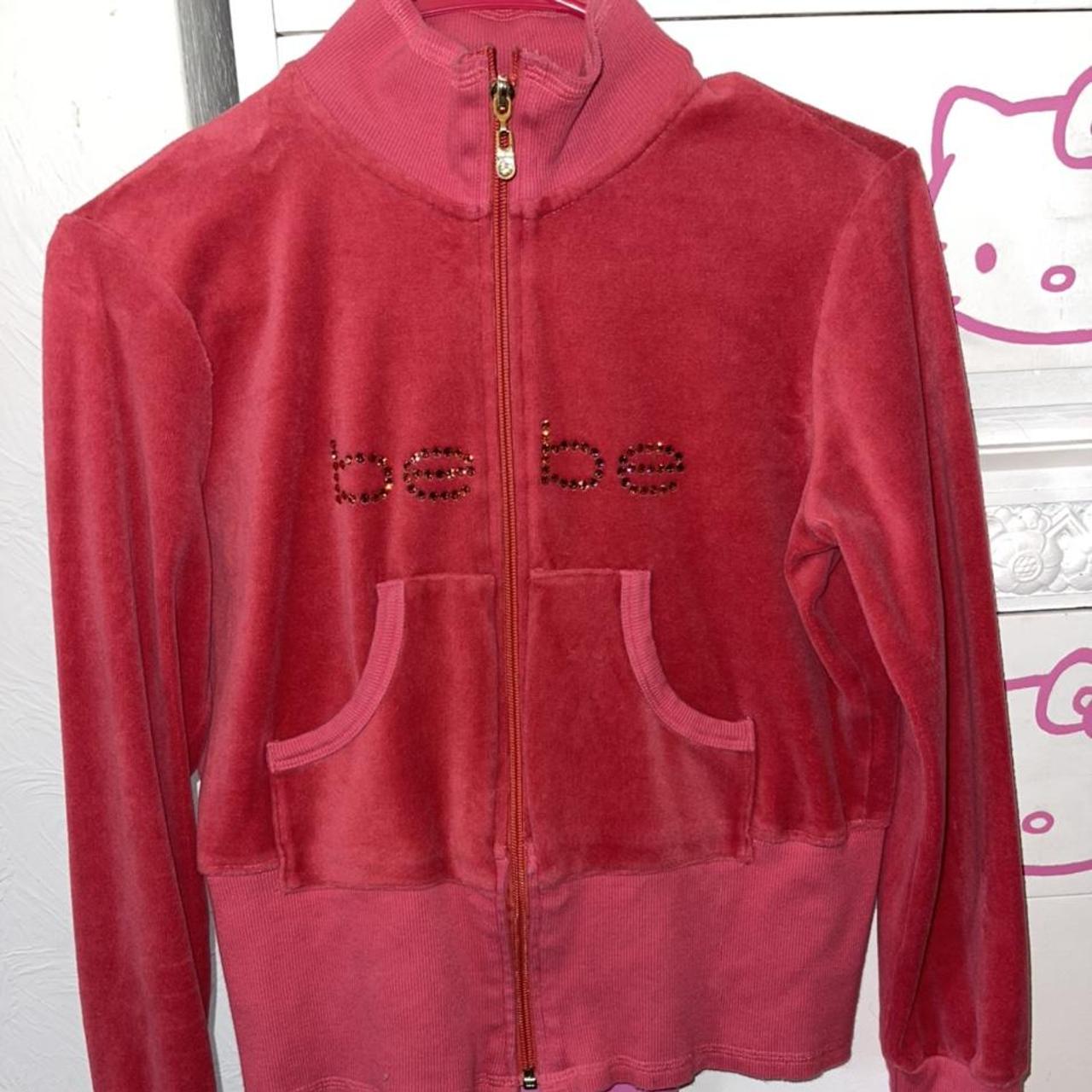 Bebe Women's Pink Jacket | Depop