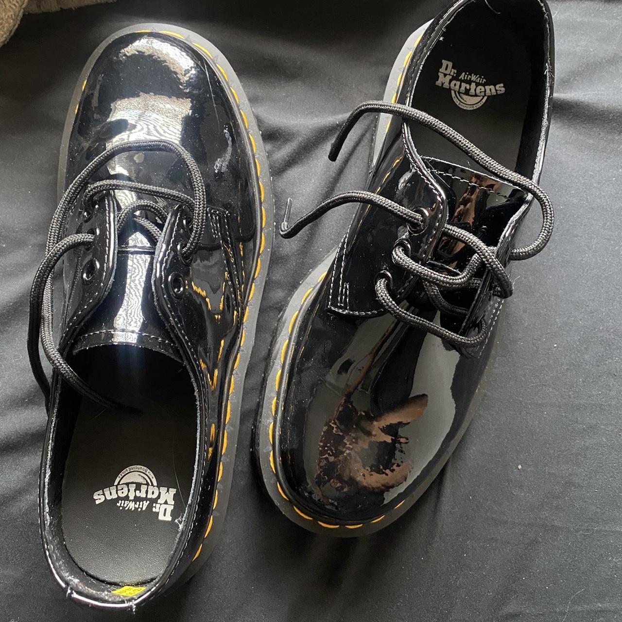 1461 doc marten quads shiny US womens 7 US mens... - Depop