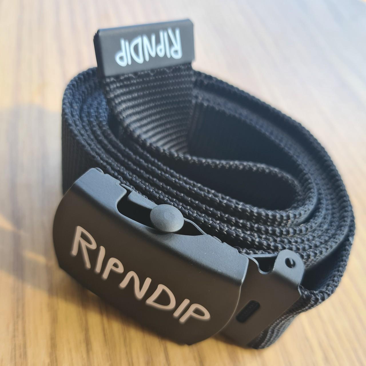 RIPNDIP Men's Black Belt | Depop