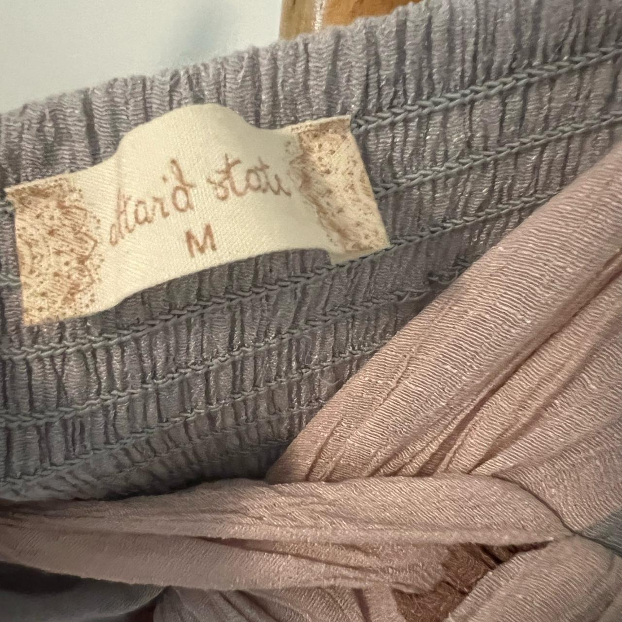 Altar'd State Women's Brown and Pink Dress | Depop