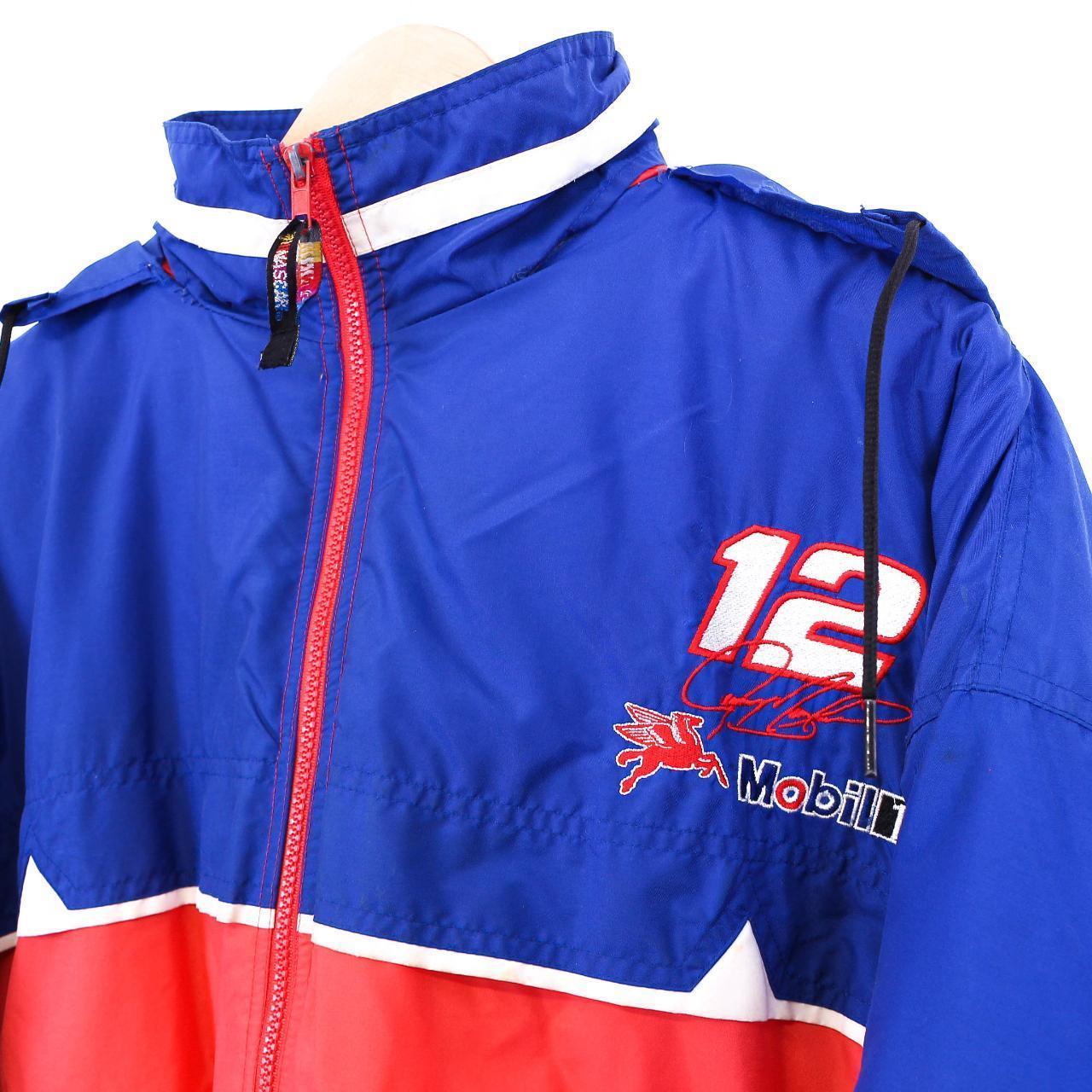 Vintage NASCAR Puffer / Windbreaker Size: XL Pit... - Depop