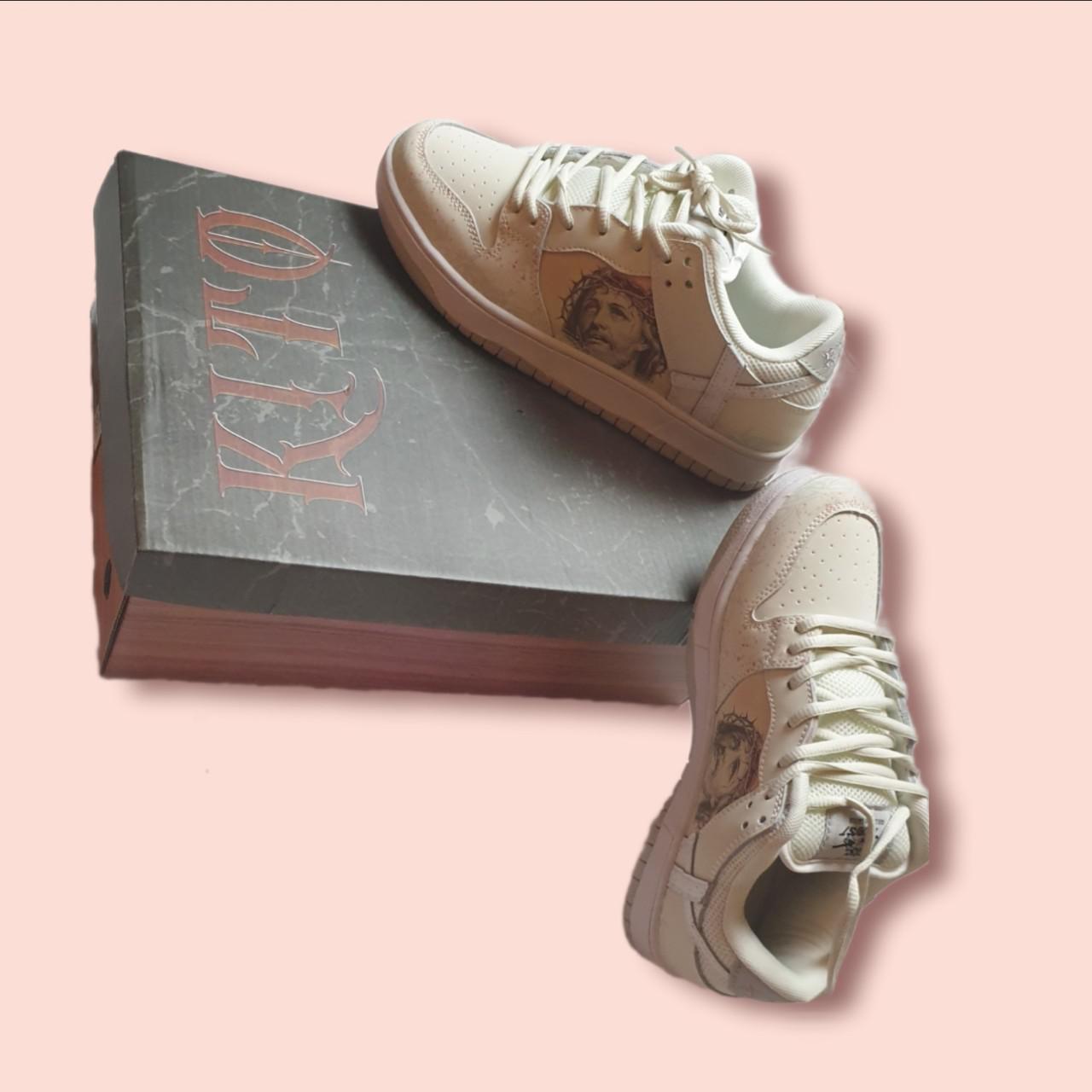 Rare Custom Deadstock Jesus Christ Kito Skate Dunk... - Depop