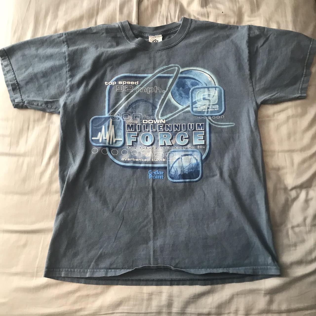 Vintage 2000 cedar point millennium force... - Depop