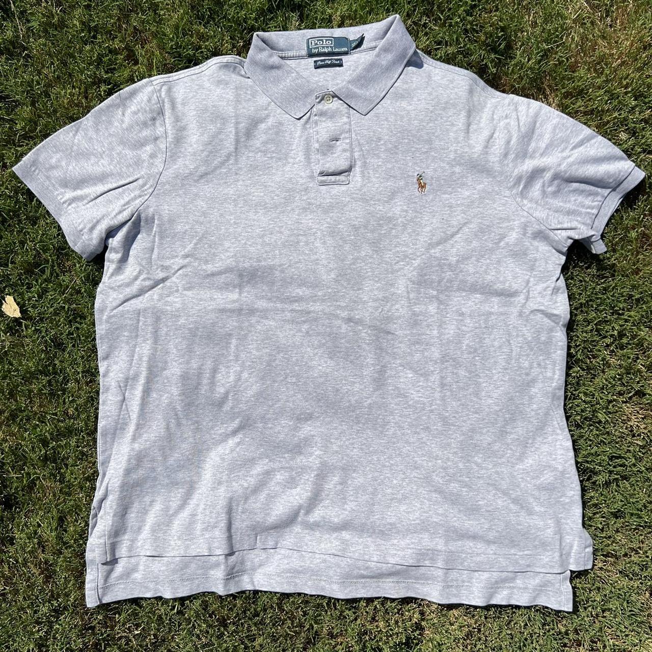 Polo Ralph Lauren Men's Grey Polo-shirts | Depop