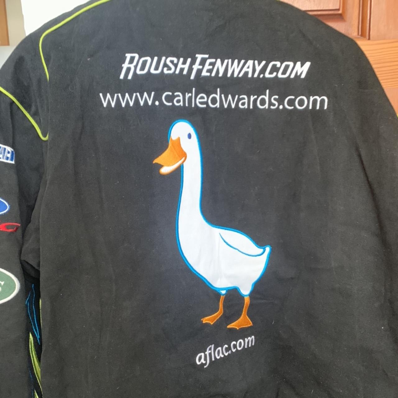 NASCAR Aflac Vintage Racing Jacket Chase Authentic... - Depop