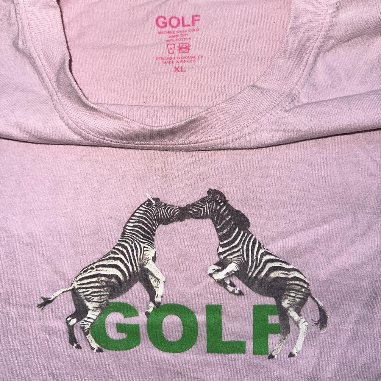 GOLF WANG ZEBRA TEE Condition: 8.5 / 10 XL *DM... - Depop