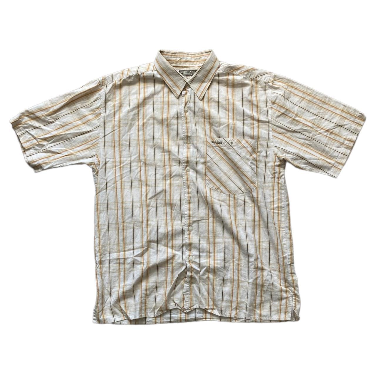 VINTAGE 90s PACO JEANS BUTTON UP SHIRT rlly cool... - Depop