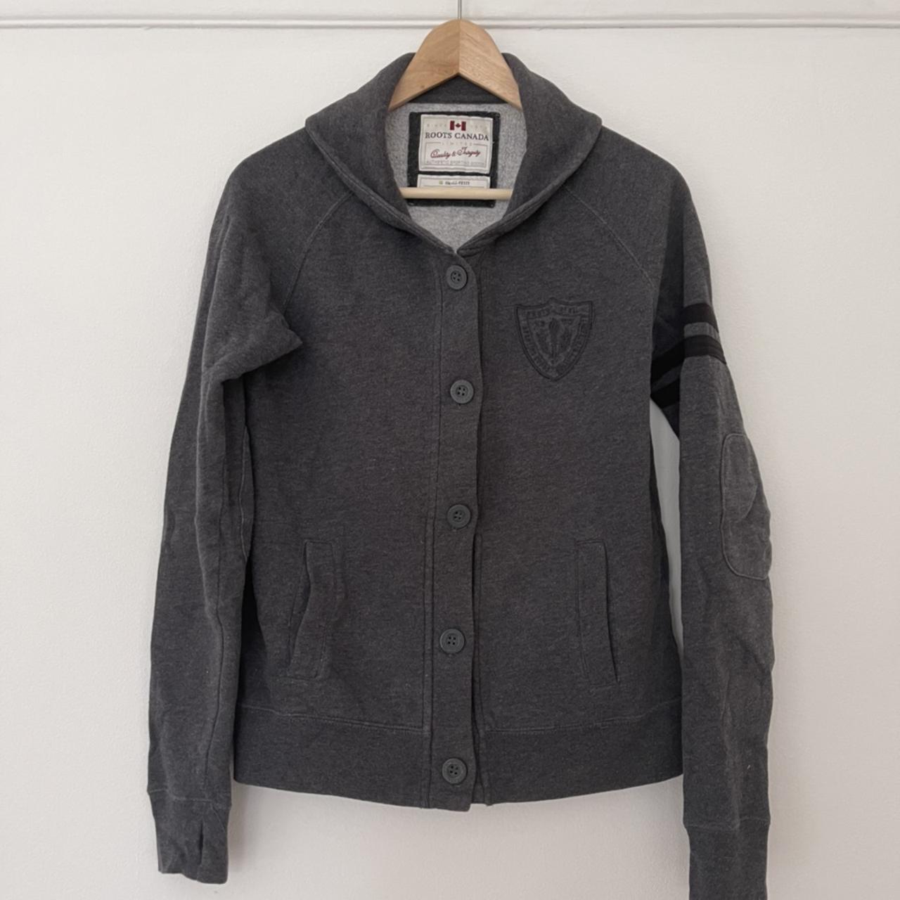 Roots Women's Grey Sweatshirt | Depop