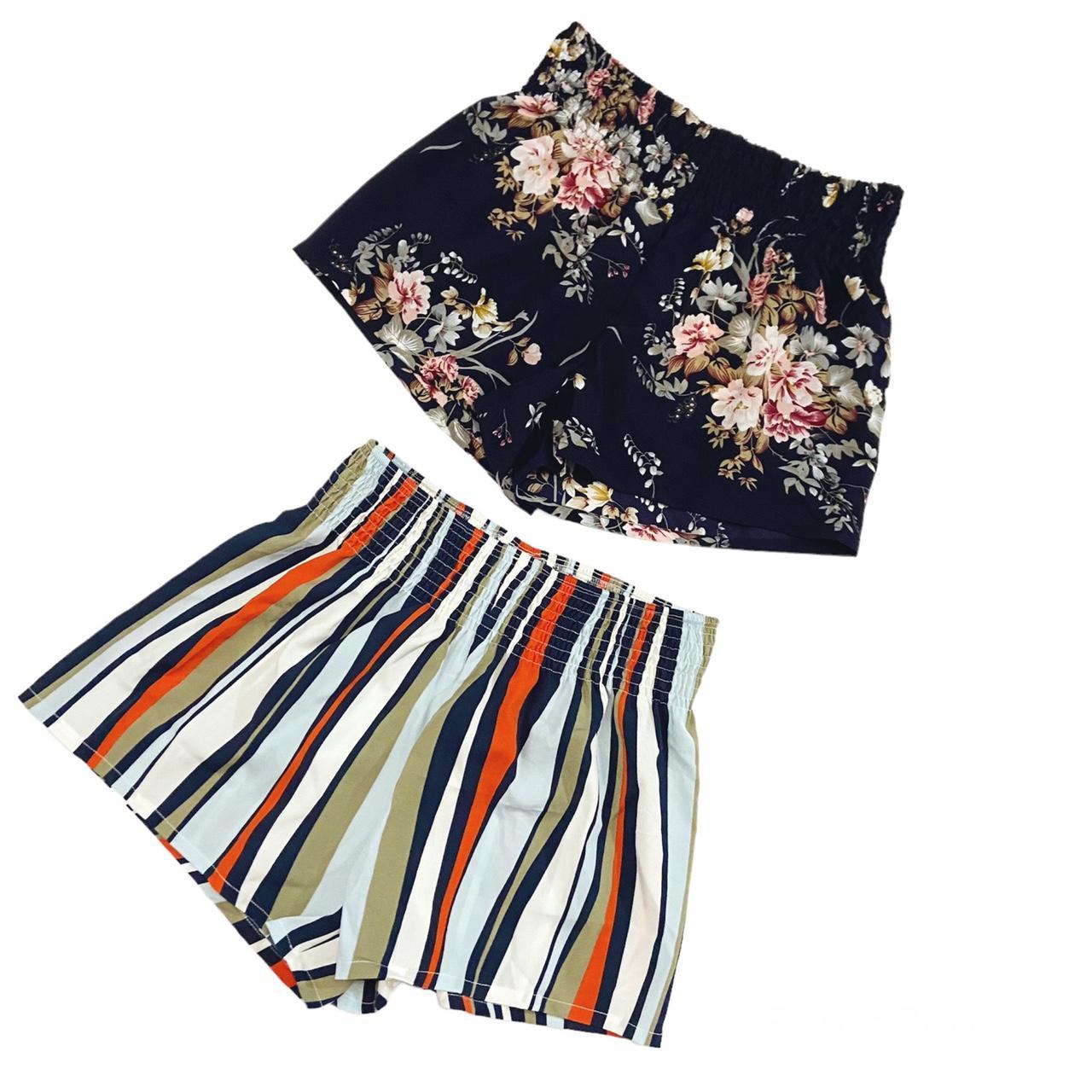 NWOT Shein Bundle of Two Summer Shrilled Waist... - Depop