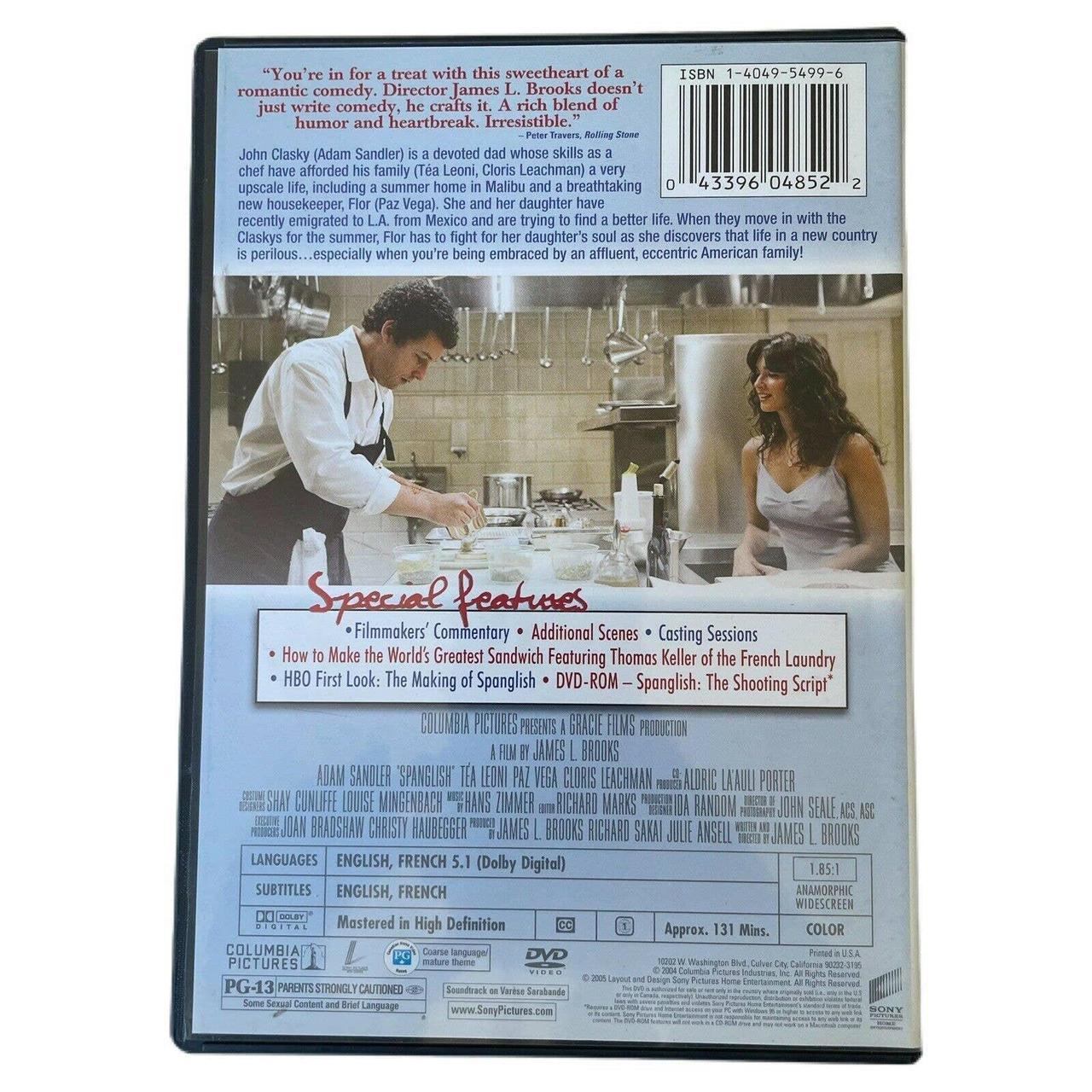 Spanglish (DVD, 2004). Ships Media Mail Preowned... - Depop