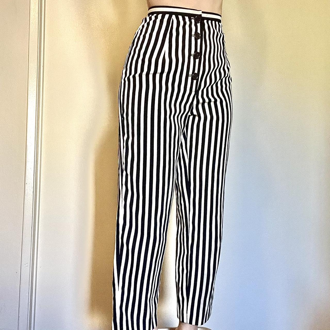 Vintage high waist pin up pants. Fitted at the waist... - Depop