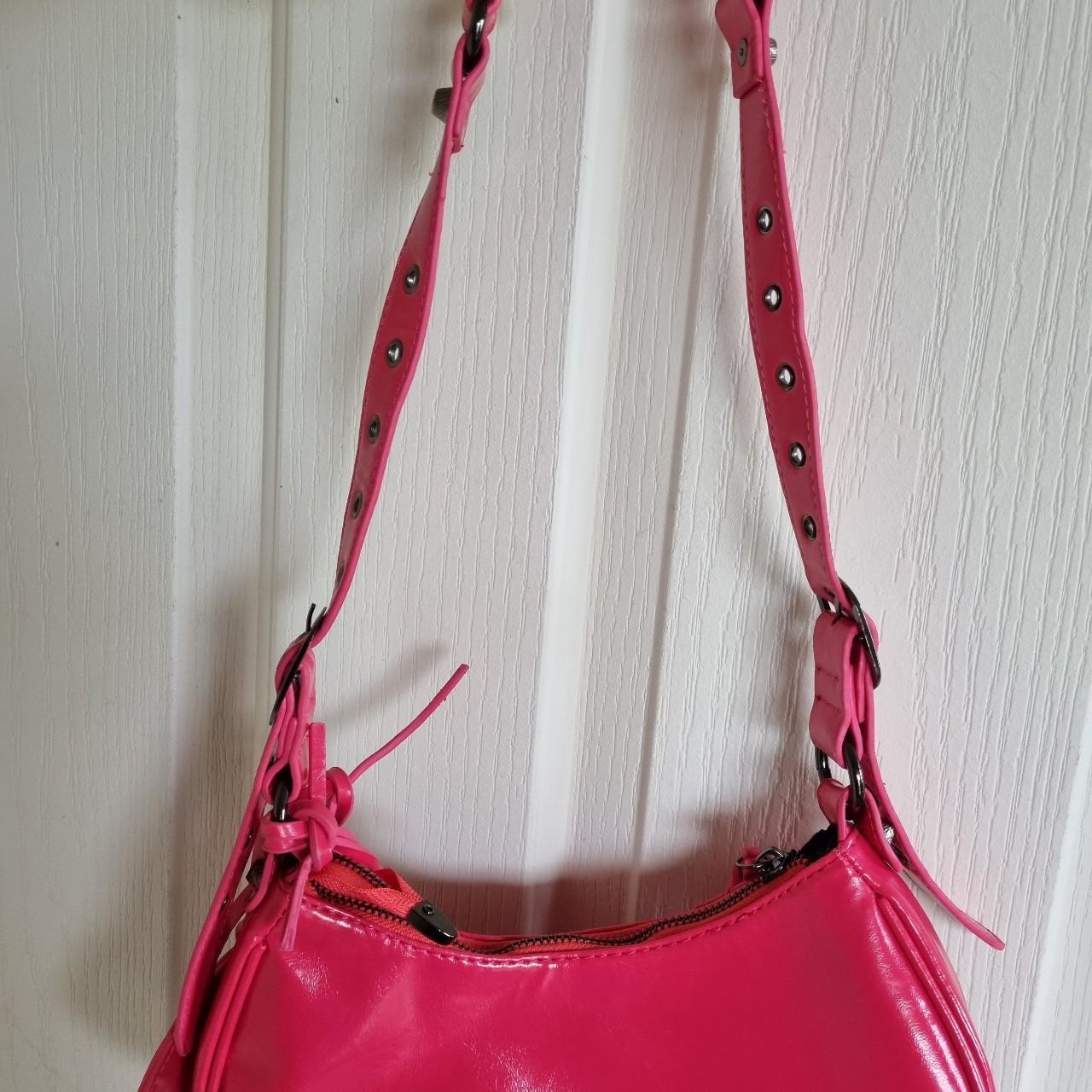 Cagole style handbag. Fuschia pink colour, hard to... - Depop