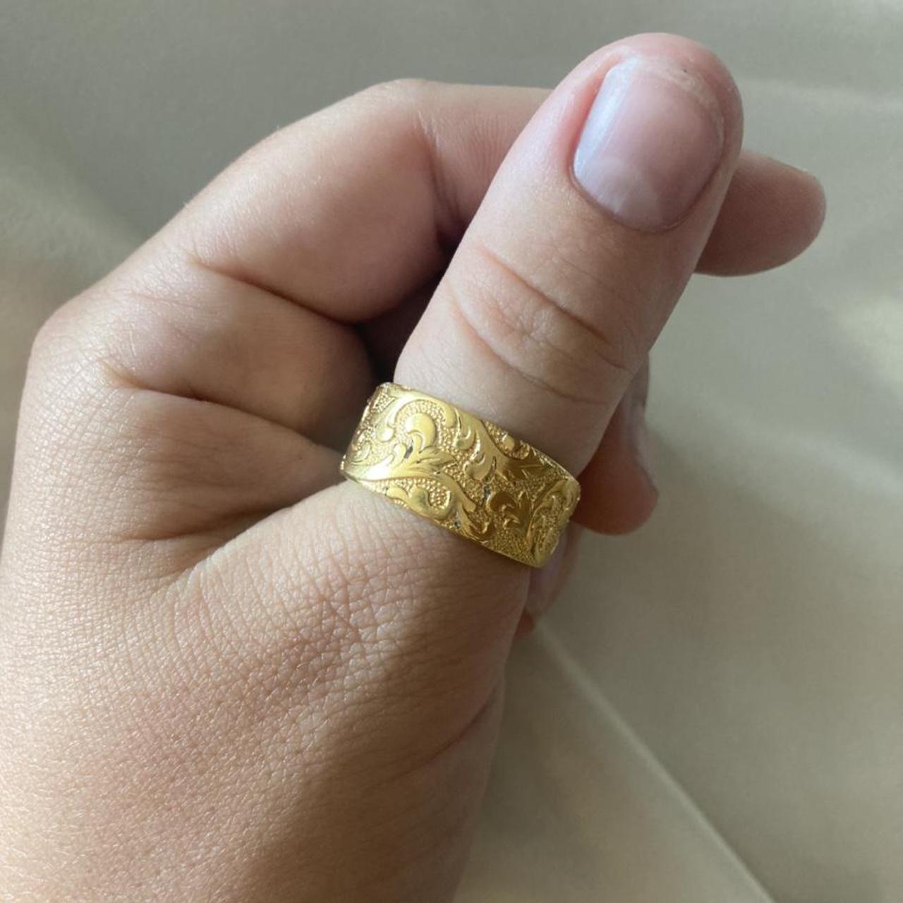 I have these beautiful gold rings in sizes 11, 10, &... - Depop