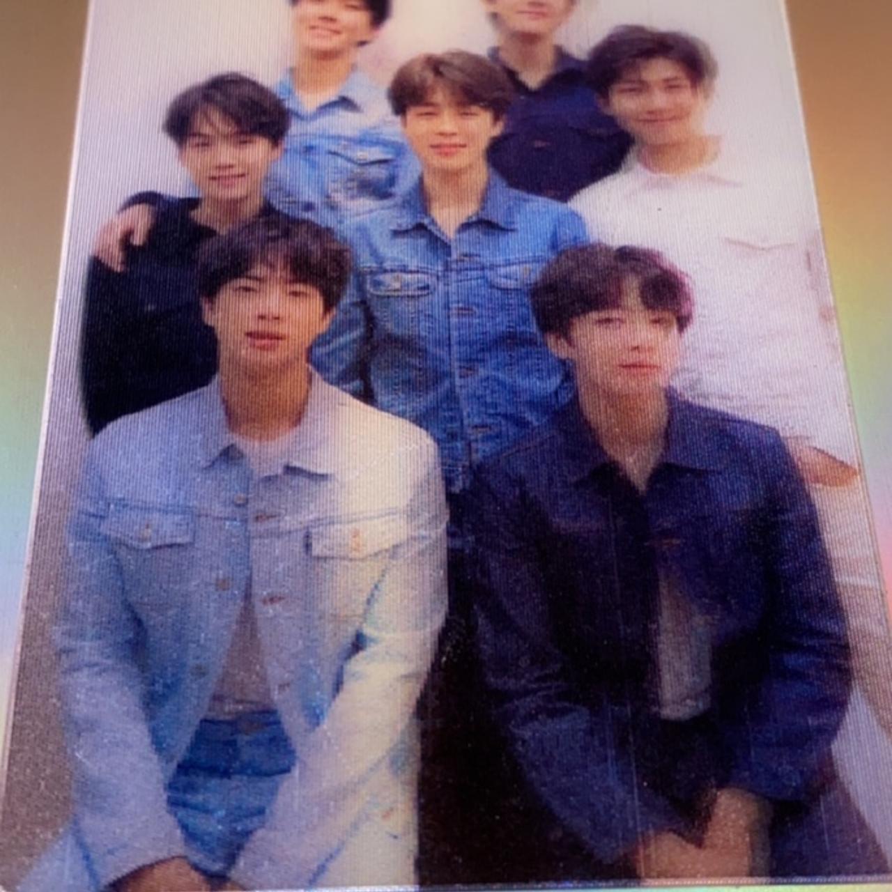 BTS RARE PHOTOCARD HOLOGRAPHIC BTS LOVE YOURSELF... - Depop