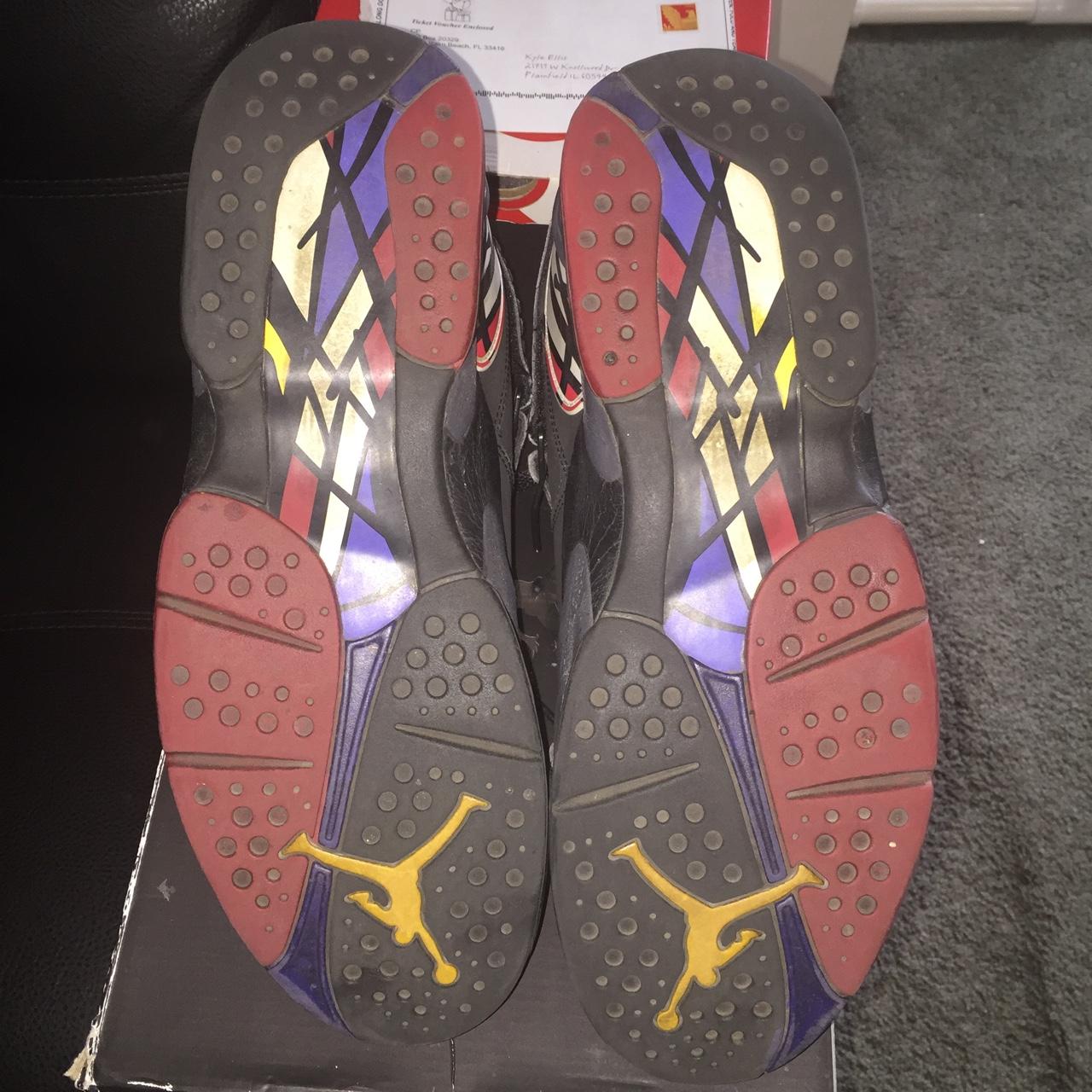 Air Jordan Retro 8 Blk/Red Playoff SZ 12. Purchased... - Depop