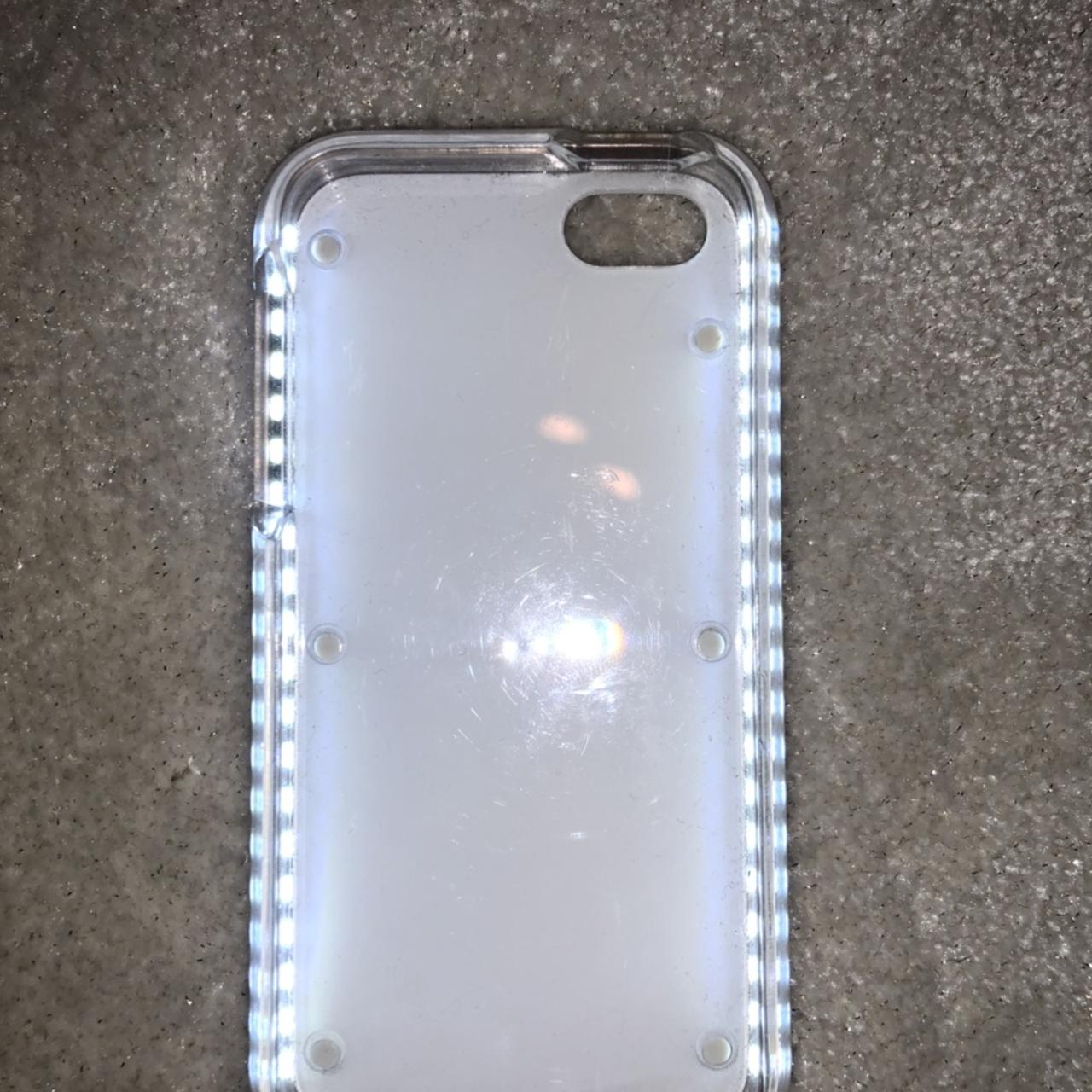 iPhone 5/ SE rechargeable selfie light phone case.... - Depop