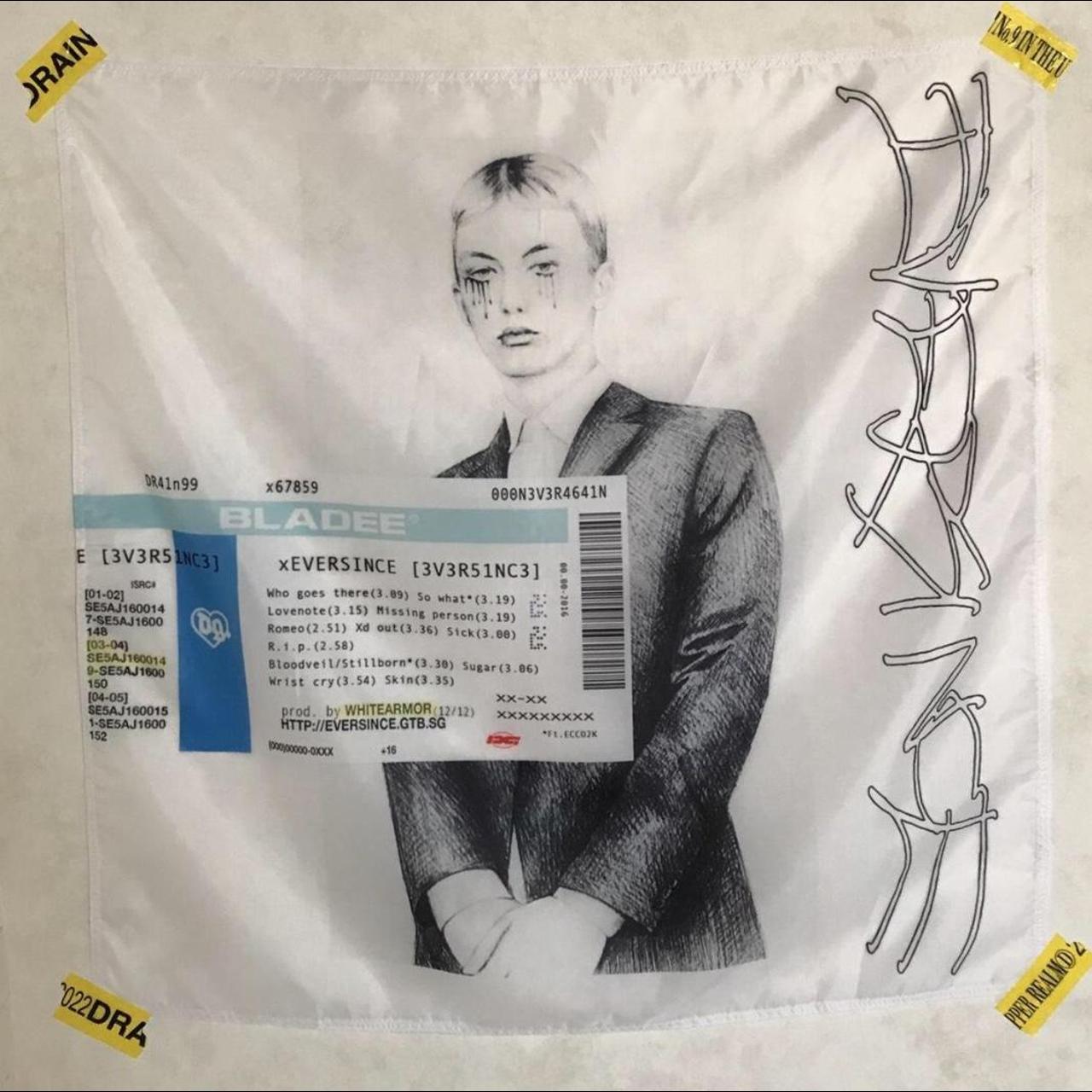 Bladee Eversince Flag Size is 100x100cm/ 40x40... - Depop