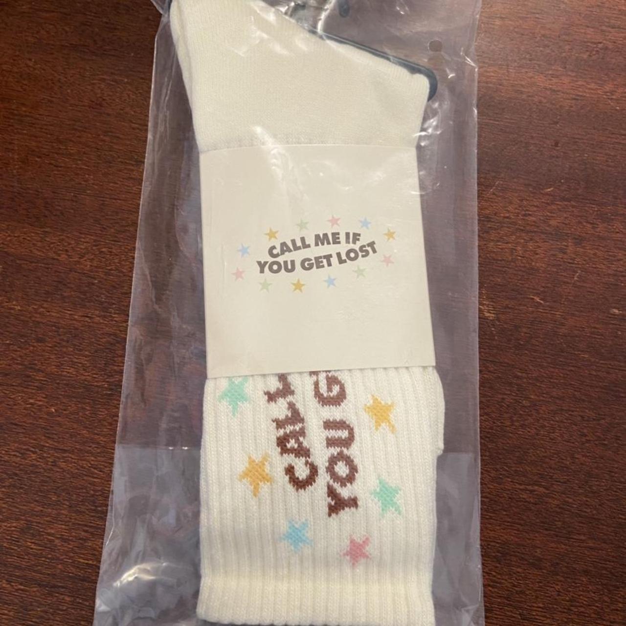 CALL ME IF YOU GET LOST Socks (2022 tour) (came in... - Depop