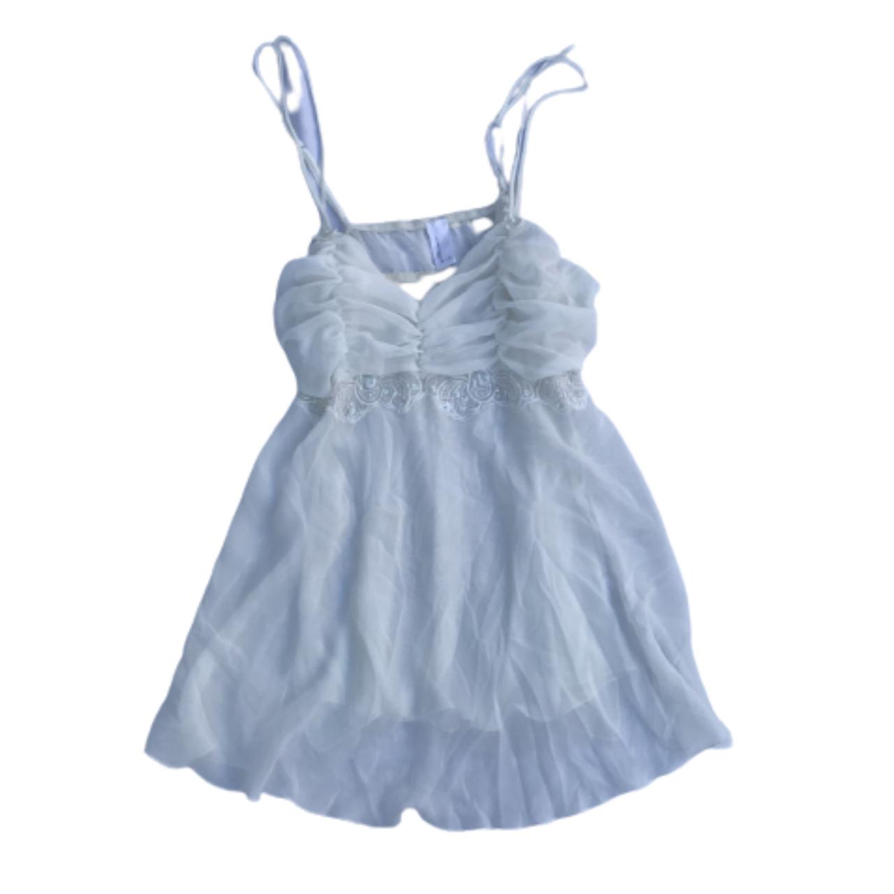 Beautiful fairy chemise top ruching in the bust and... - Depop