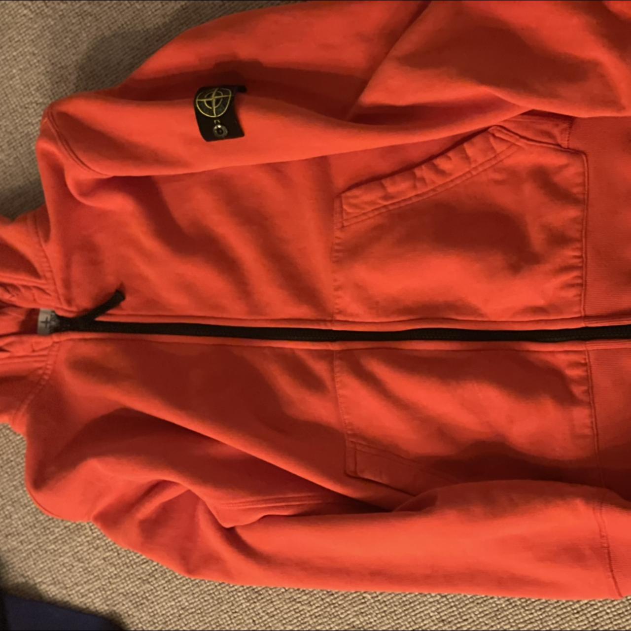 Stone Island Men's Red and Black | Depop