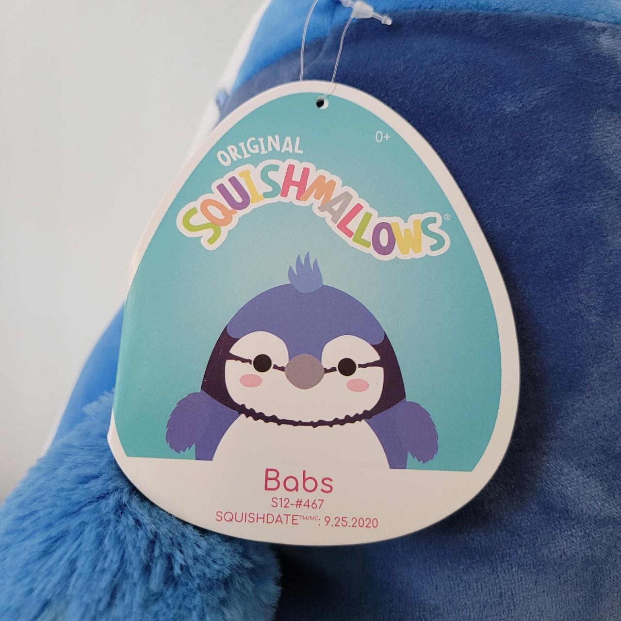 Squiahmallow Babs Blue Jay Plush 12"... - Depop