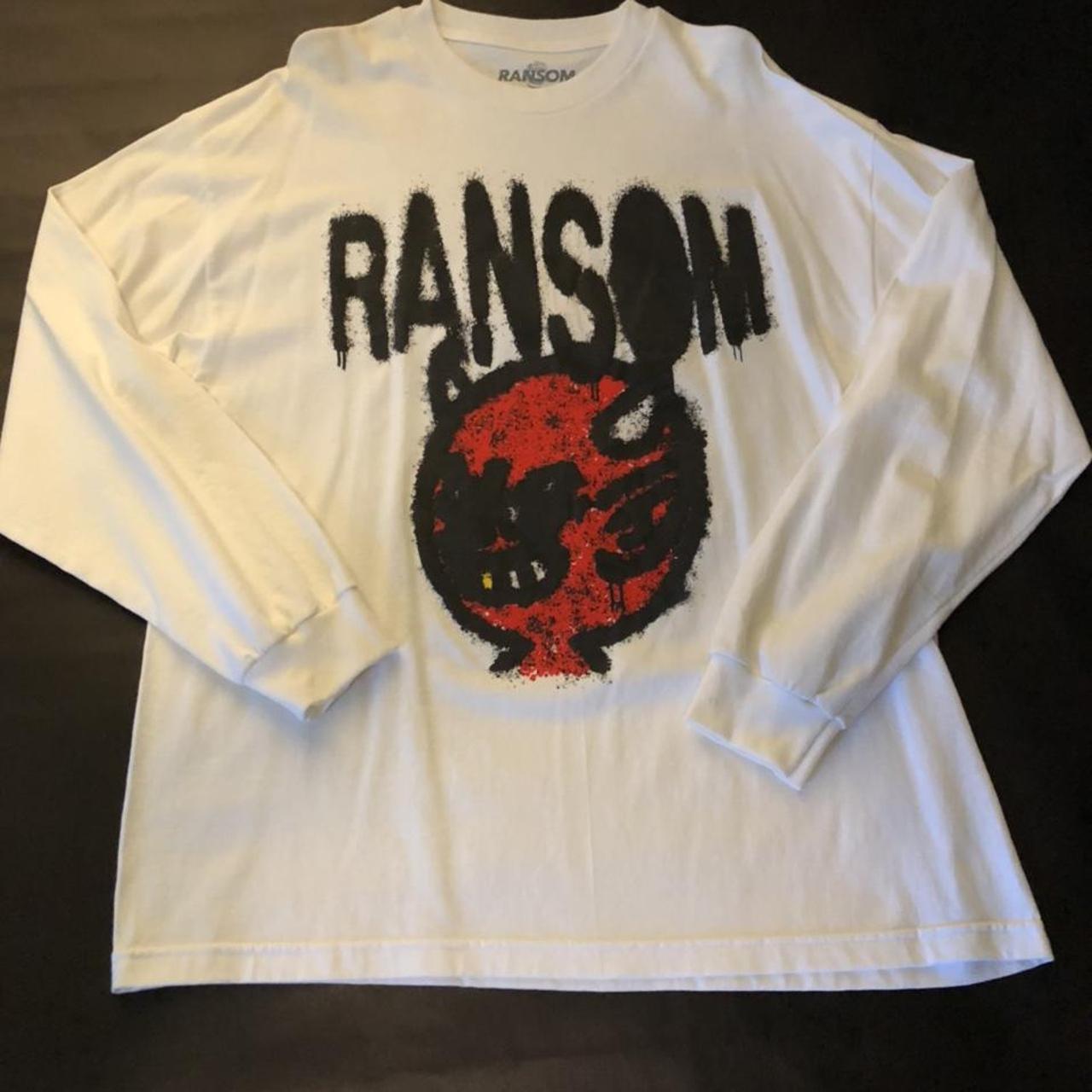 Ransom Men's White T-shirt | Depop