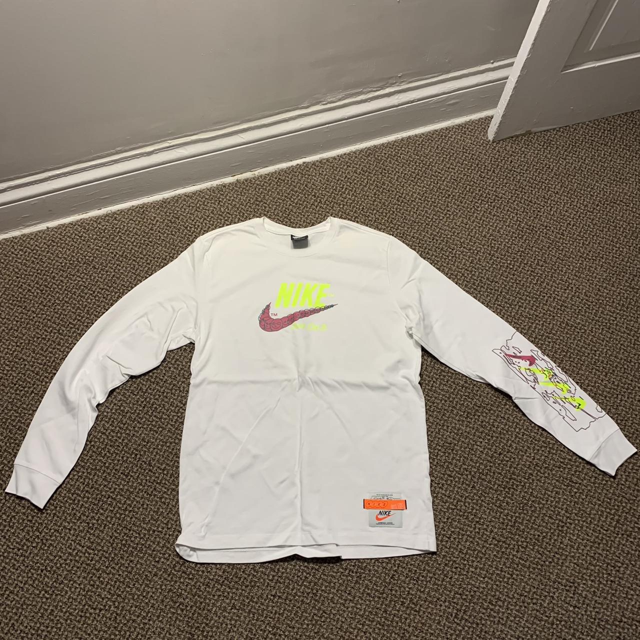 Nike Wash Drip Long Sleeve Tee #nike #nikeshirt... - Depop