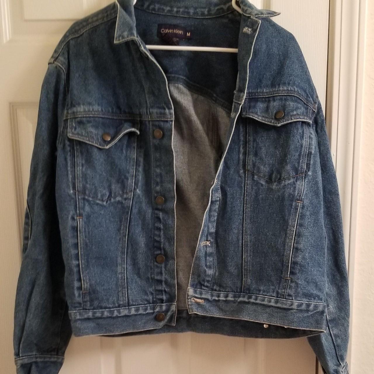 Calvin Klein Women's Blue Jacket | Depop