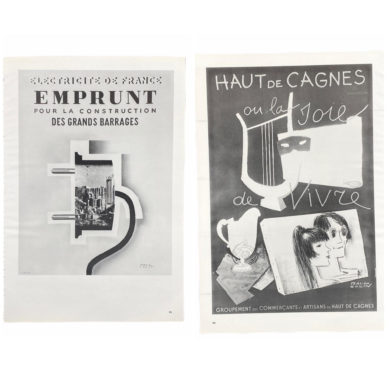 Vintage French Posters Book Page 1970s Art Print... - Depop