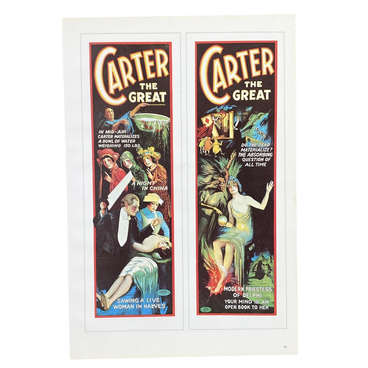 Vintage Magic Posters Book Page 1970s Art Print Wall... - Depop