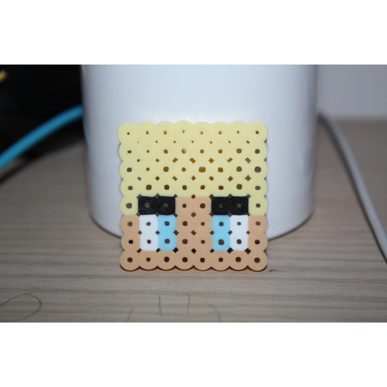 Handmade Tommyinnit 8x8 pearler bead face! these... - Depop