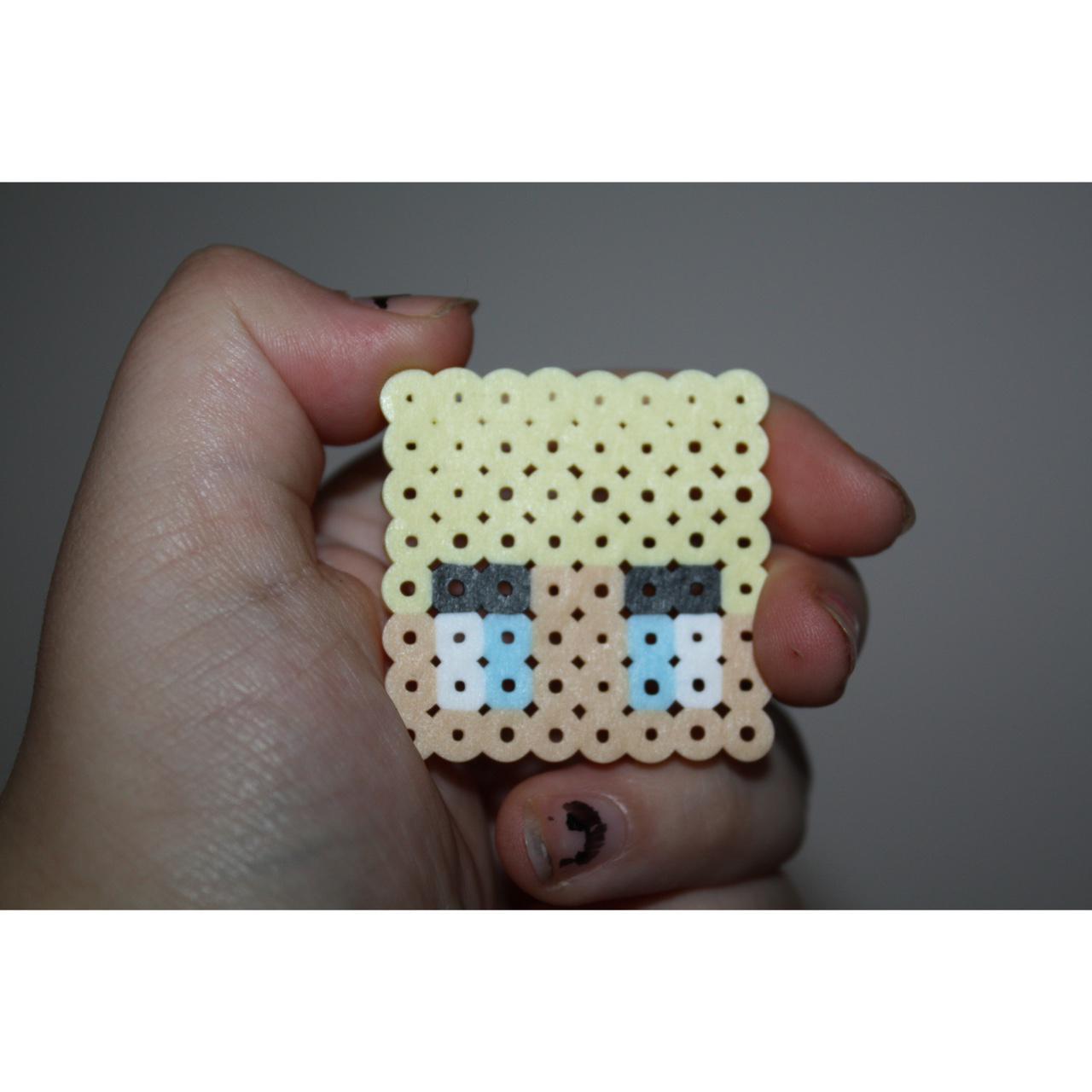 Handmade Tommyinnit 8x8 pearler bead face! these... - Depop