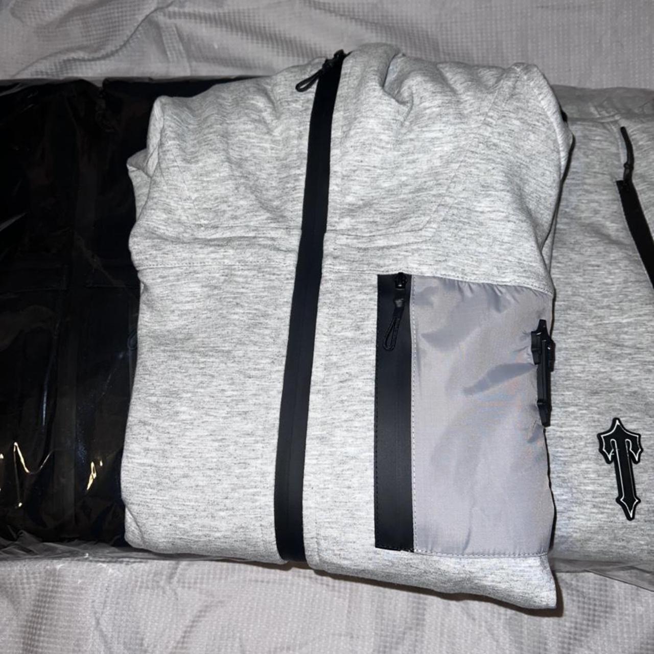 Trapstar irongate T fleece tracksuit, Grey, Brand... - Depop