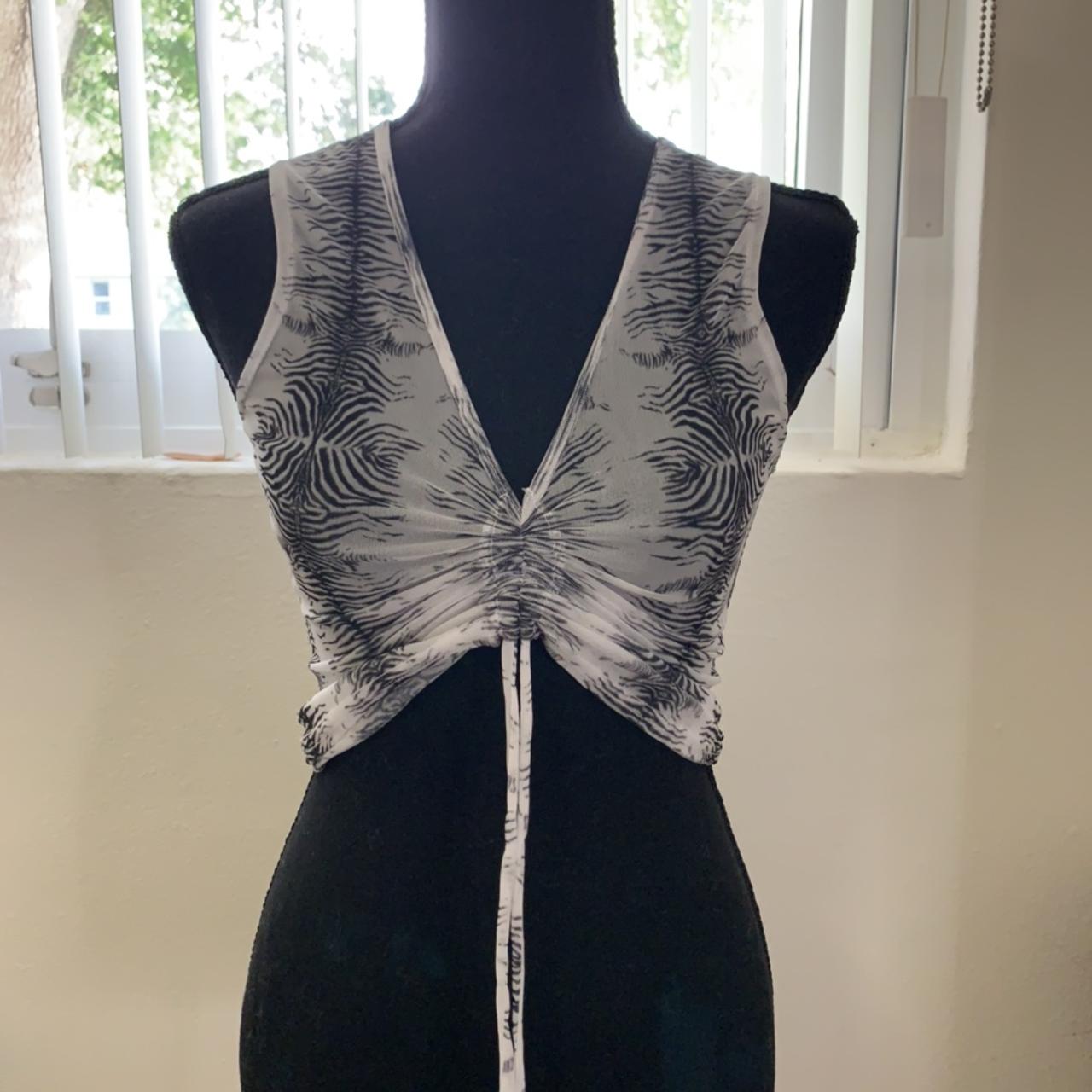 Lightly worn vintage top. Slightly see through and... - Depop