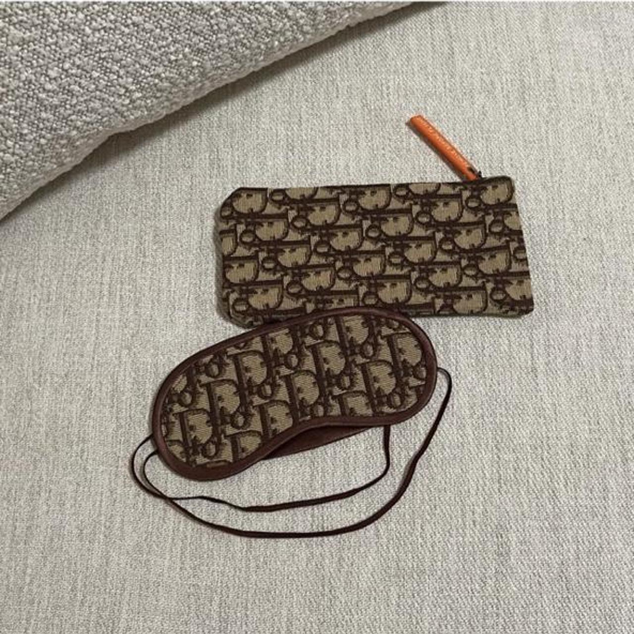 Vintage Dior Trotter Monogram sleep mask perfect... - Depop