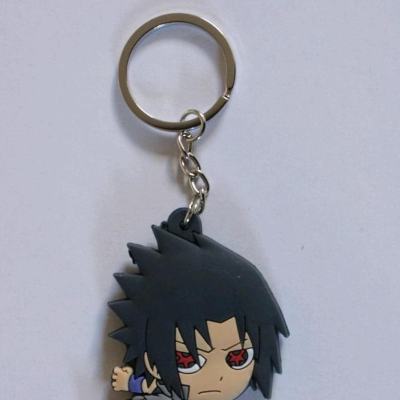 Double sided Naruto Shippuden keychain -Sasuke... - Depop