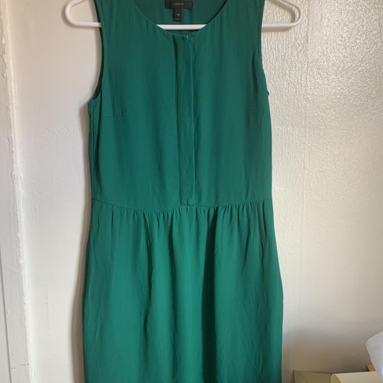 J Crew Womens Green Dress Depop