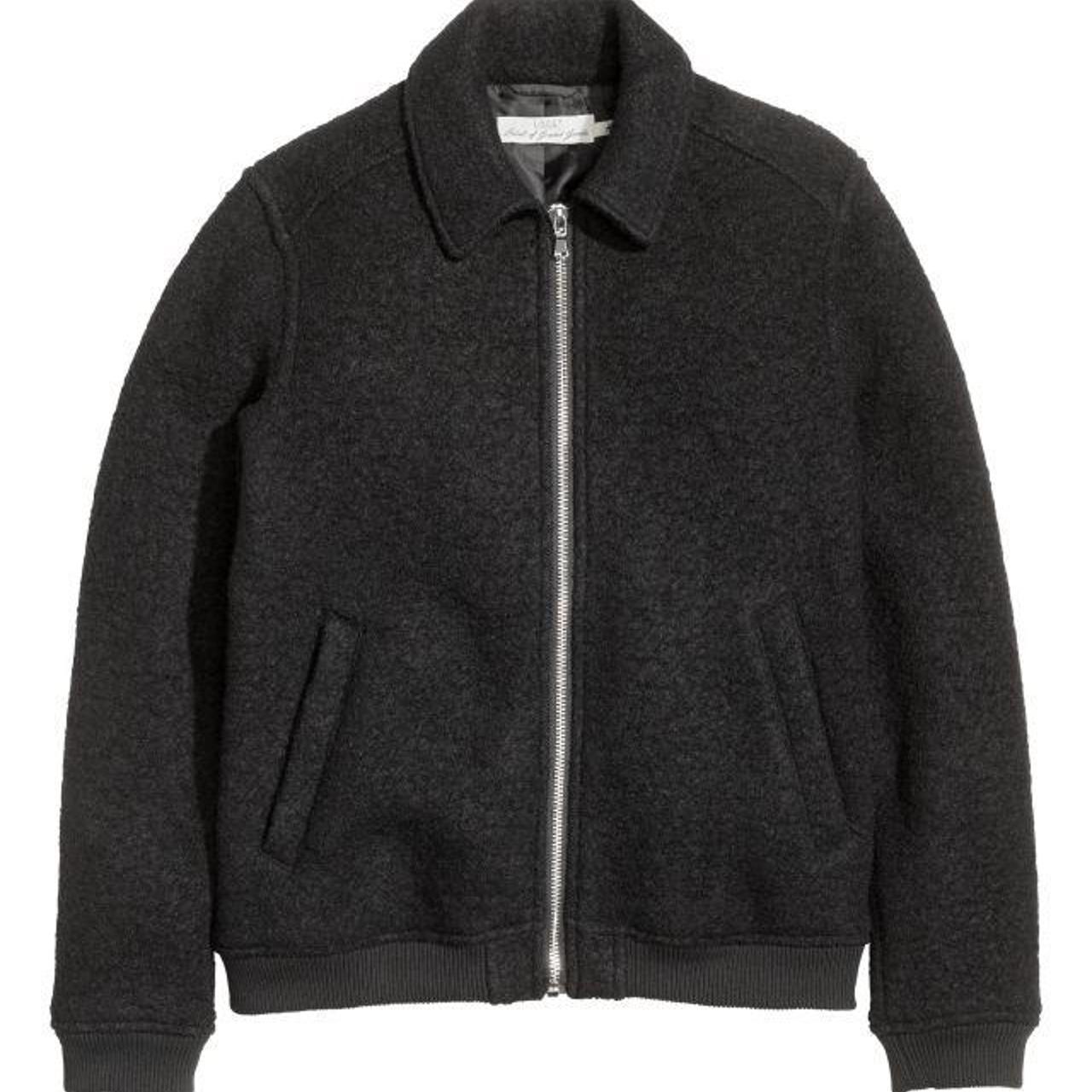 Wool Blend Jacket H&M Size S RRP $109.99 #wool... - Depop