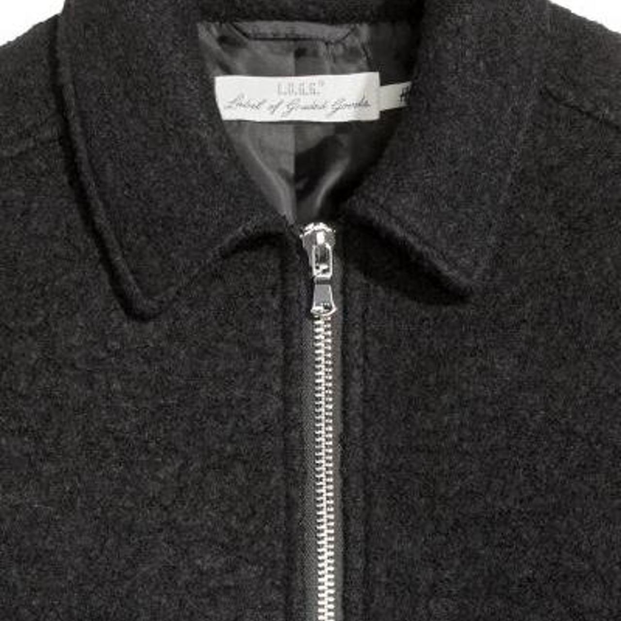 Wool Blend Jacket H&M Size S RRP $109.99 #wool... - Depop