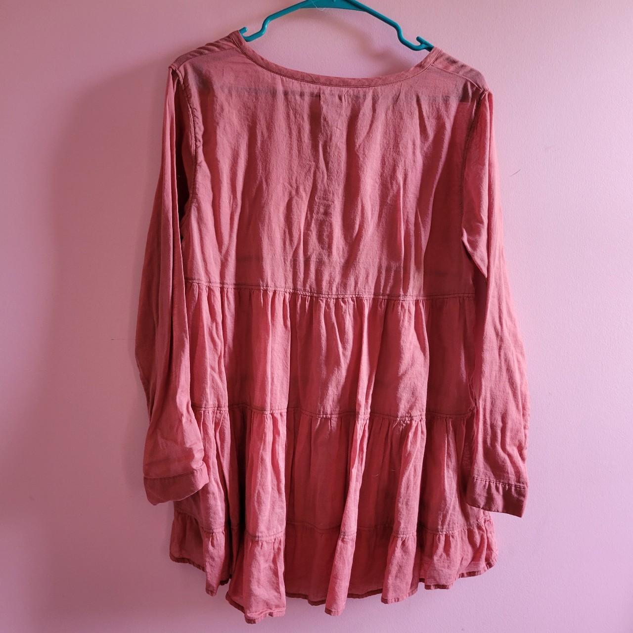 Ecote Women's Pink Dress | Depop