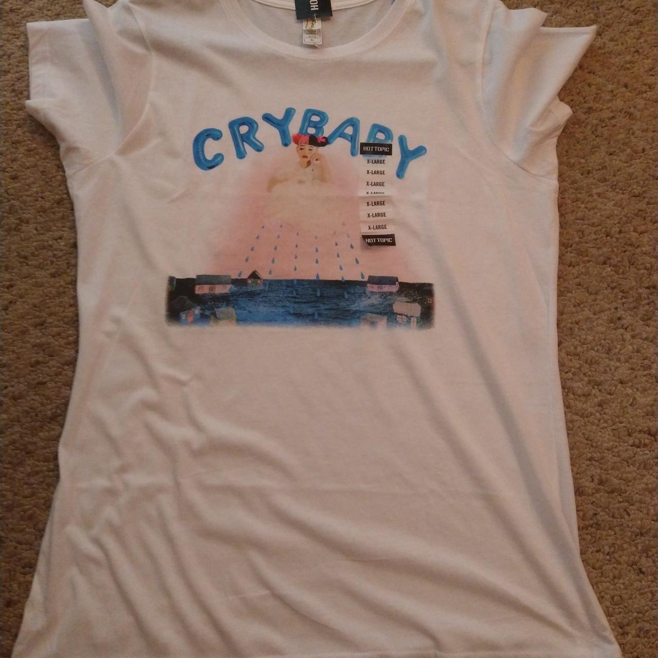 Brand new cry baby shirt in good condition stickers... - Depop
